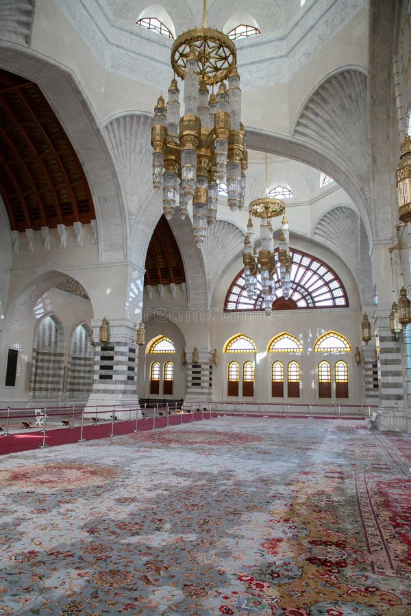 White Mosque, Muscat, Oman editorial image. Image of sultan - 270066920