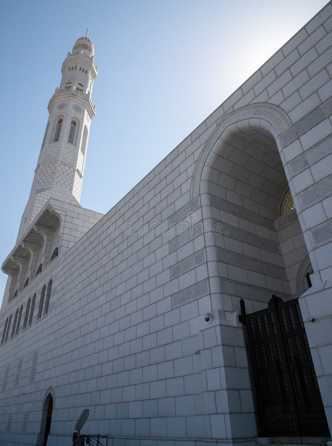 White Mosque, Muscat, Oman stock image. Image of arab - 279967665