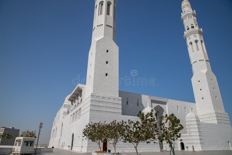 White Mosque, Muscat, Oman stock photo. Image of mascate - 268384228