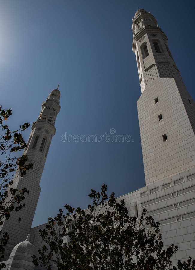 White Mosque, Muscat, Oman stock photo. Image of sultan - 268384324