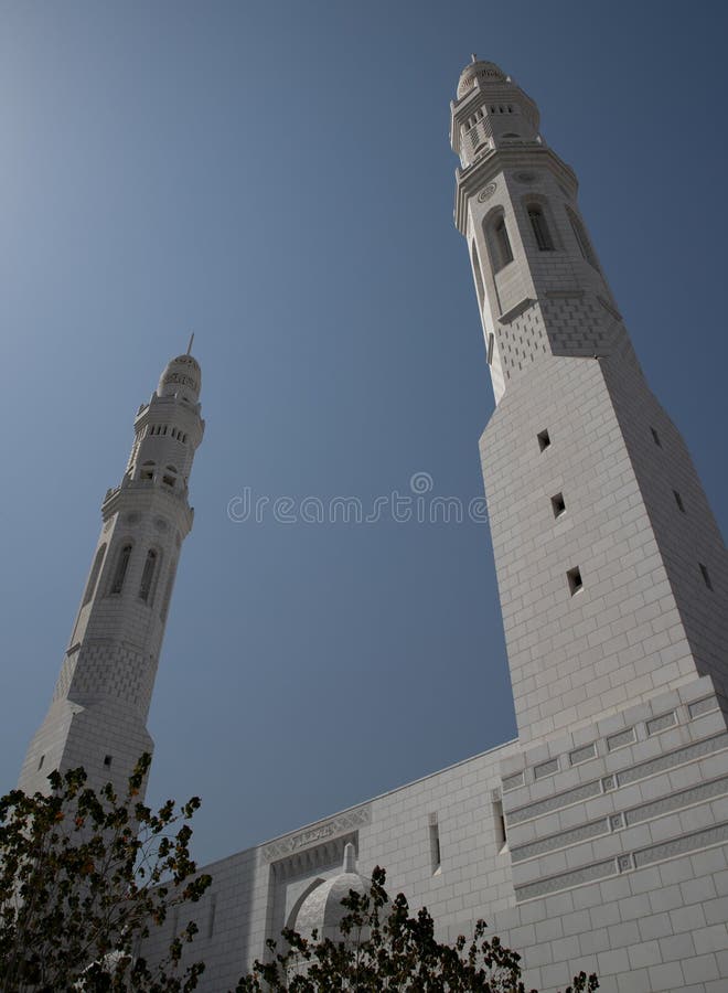 White Mosque, Muscat, Oman stock photo. Image of muscat - 268384334