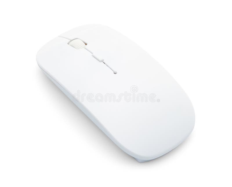 White Mouse Backside stock photo. Image of computer - 144937558