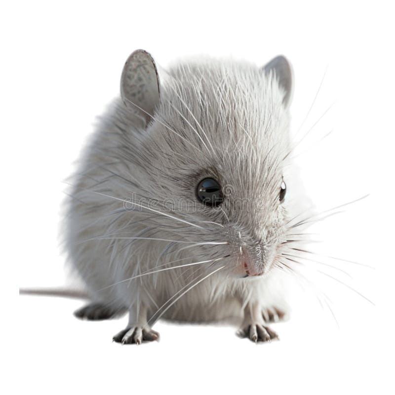 White Mouse on Transparent Background - Ai Generated Stock Illustration ...