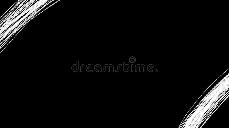 White Lines in Corners Animation Effect Stock Video - Video of effects ...