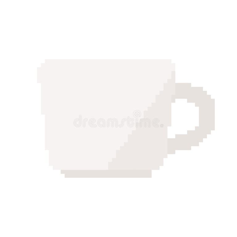 White mug Side view stock vector. Illustration of vector - 266692765