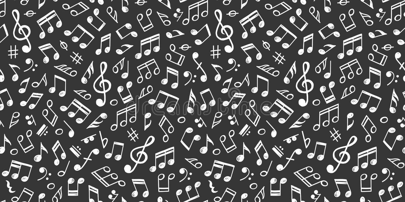 Black Music Notes White Stock Illustrations – 15,260 Black Music Notes ...