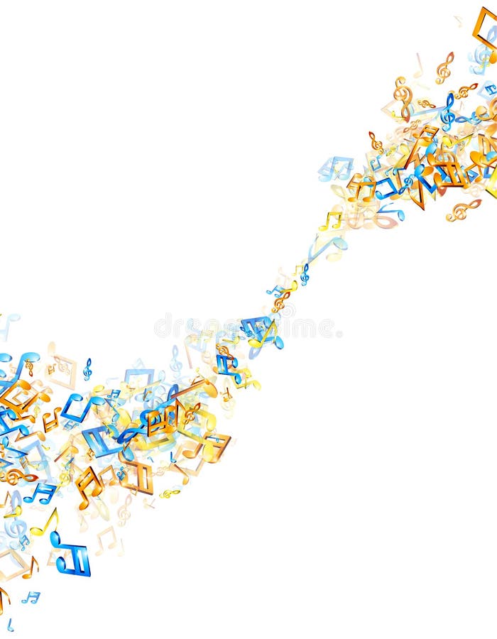 White Musical Background With Notes. Stock Vector - Illustration of ...