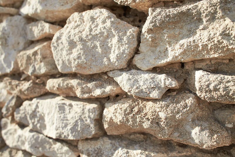 White Natural Brick Stone Material Texture Background. Stock Photo ...
