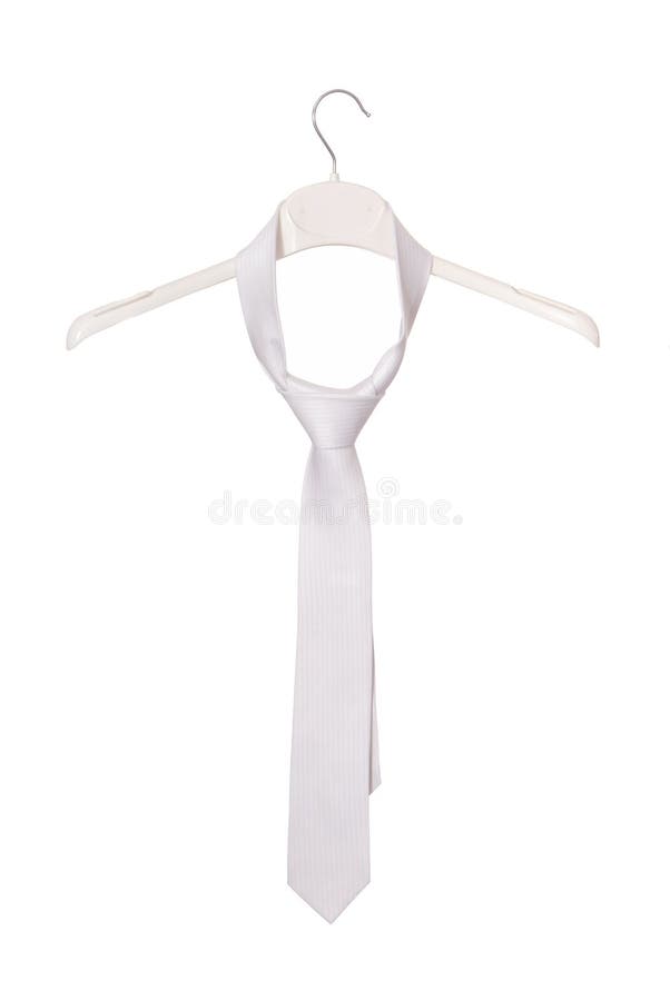 White necktie stock image. Image of hangers, modern, conceptual - 44021349