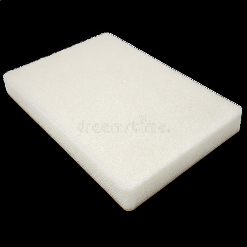 White Needle Felting Foam Pad Isolated on Transparent Background Stock ...