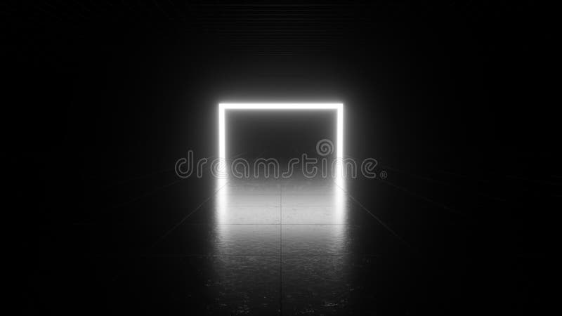 White neon light stock illustration. Illustration of shine - 149597947