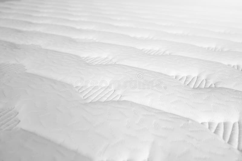 White New Mattress Texture , New Fabric Pattern Side View Perspective ...