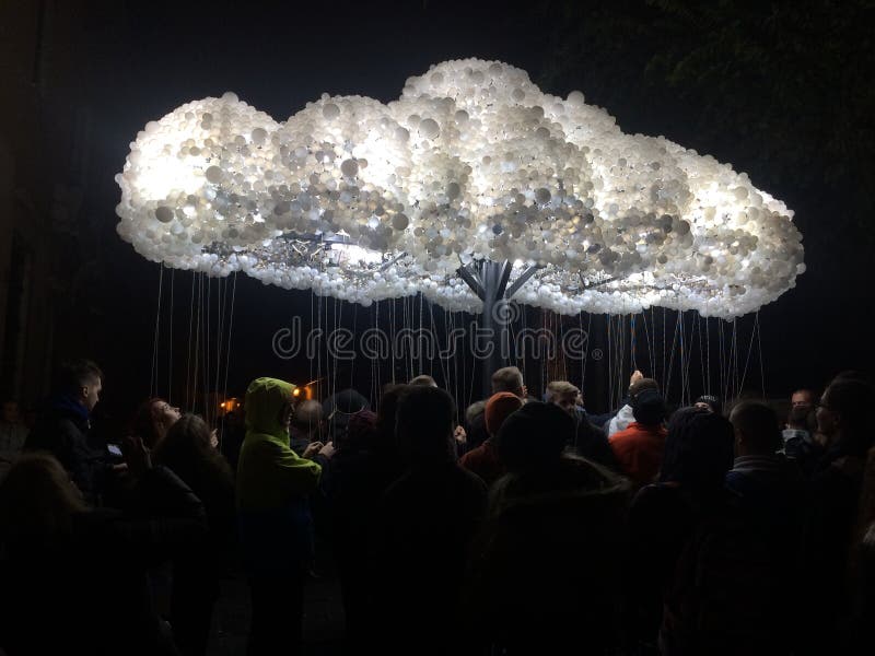 White night editorial image. Image of cloud, white, night - 94715365