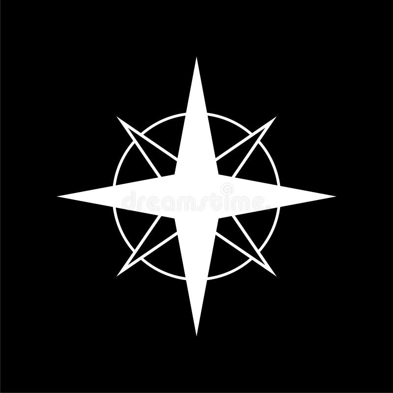 North Direction Compass Icon Stock Vector - Illustration of graphic ...