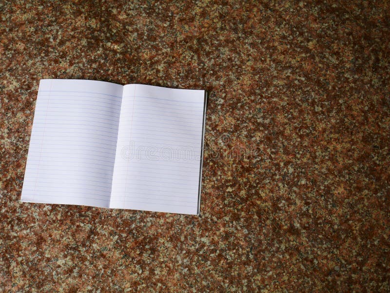 White Note Book Paper with Line. Stock Image - Image of abstract, empty ...