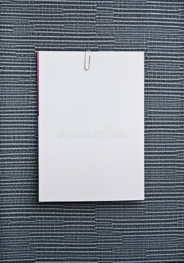 A White Note Paper on Wall Covering Stock Image - Image of pattern ...