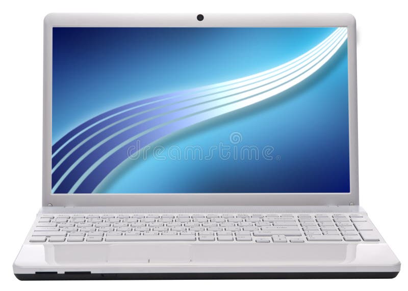 White notebook stock photo. Image of equipment, white - 18377976