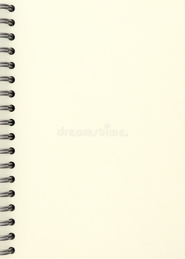White notebook cover stock illustration. Illustration of paper - 17925011