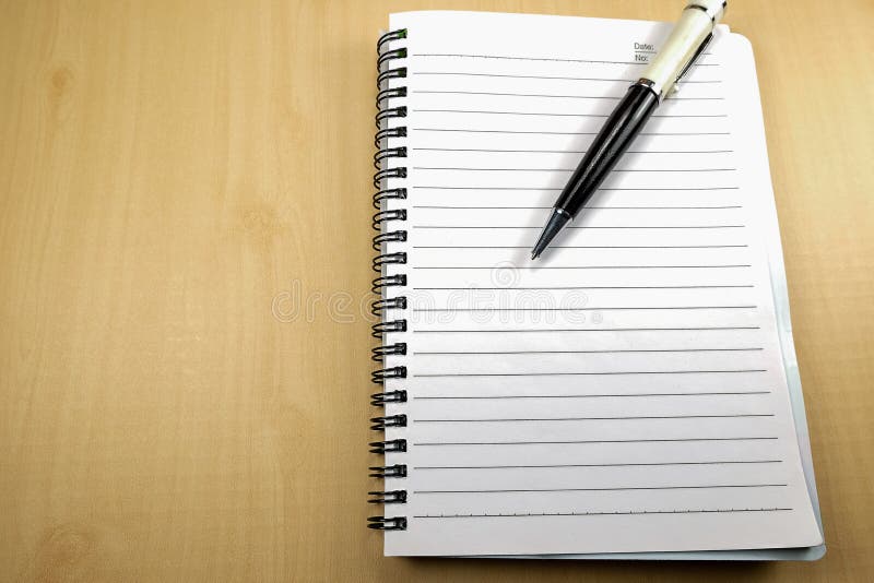 White notebook stock image. Image of notebook, blank - 64279035