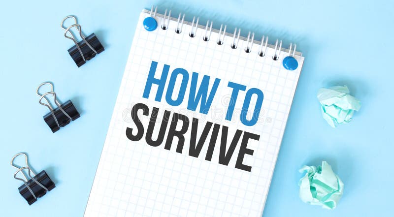 How To Survive Text with Real Leaves Tropical Jungle Background.flat ...