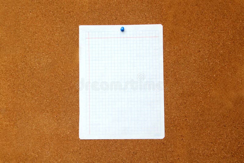 White Notes for Important Messages, Motivation and Reminder on Cork ...