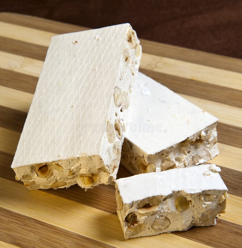 Nougat Chocolate, Cocoa Powder, Milk and Cinnamon Stock Image - Image ...