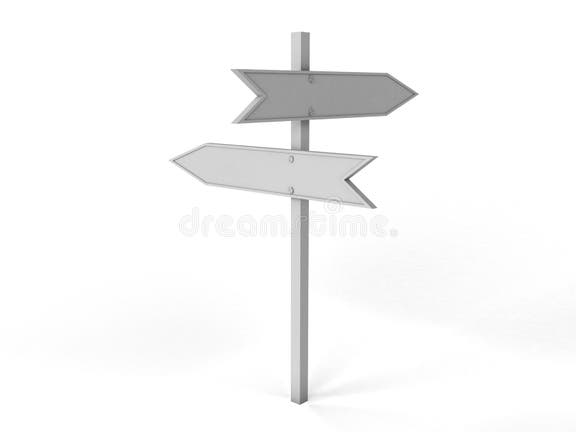 White null pointer â„–2 stock illustration. Illustration of choice ...