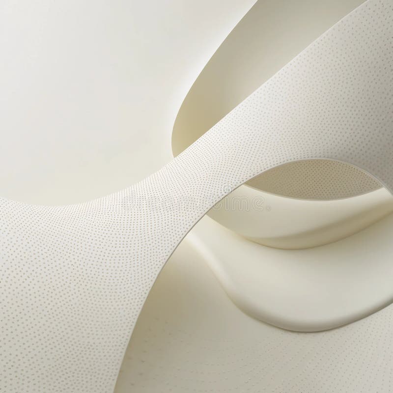 A White Object Decorated with Various Dots, Creating a Visually ...