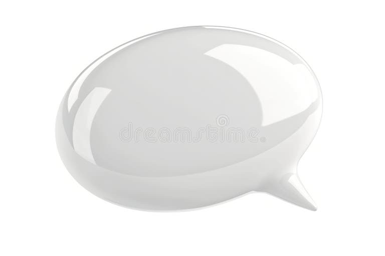 A White Object with a Round Shape and a Small Pointy End Stock ...