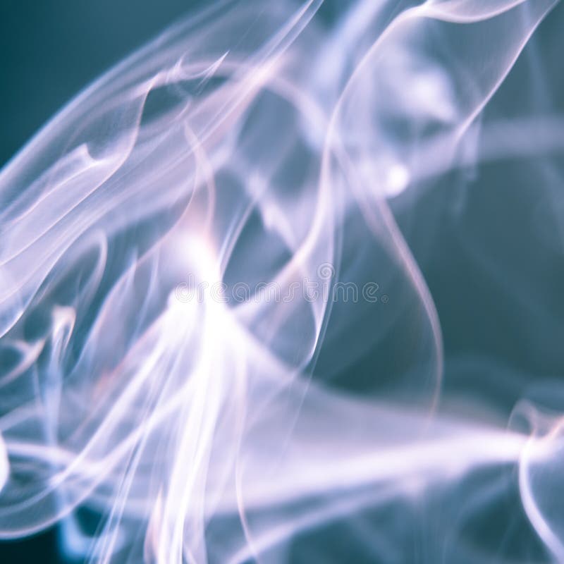 White and Ocean Blue Abstract Background - Trail of Smoke on a Dark ...