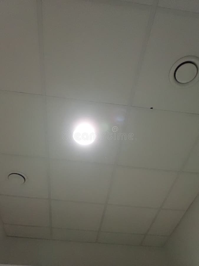 White Office Building Ceiling Grid Stock Photo - Image of ceiling, gray ...