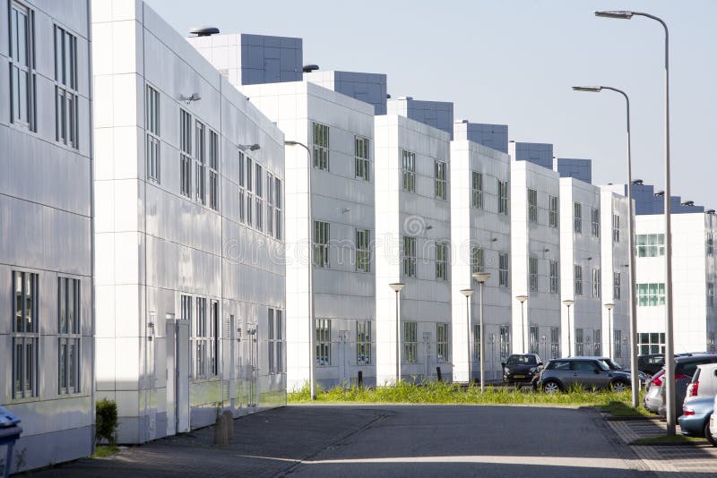 White office buildings stock image. Image of white, place - 44051961