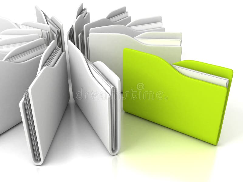 Files stock vector. Illustration of graphic, organize - 9643184