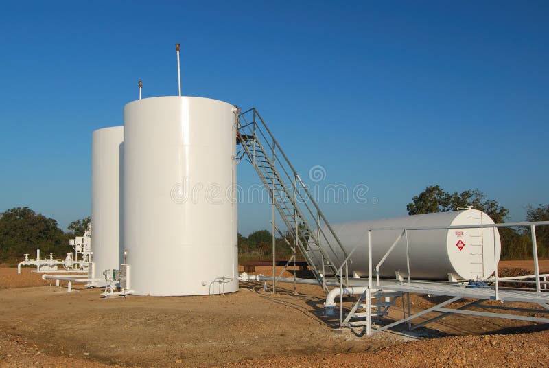 Oil Storage Tanks stock photo. Image of energy, fuel, white - 3645548