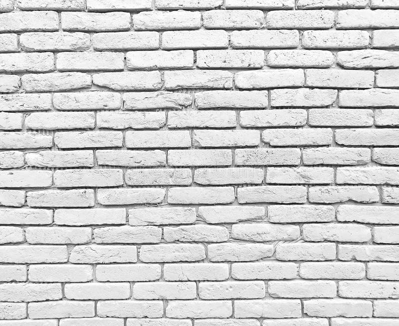 White Old Brick Wall Closeup Texture Background Pattern Stock Image ...