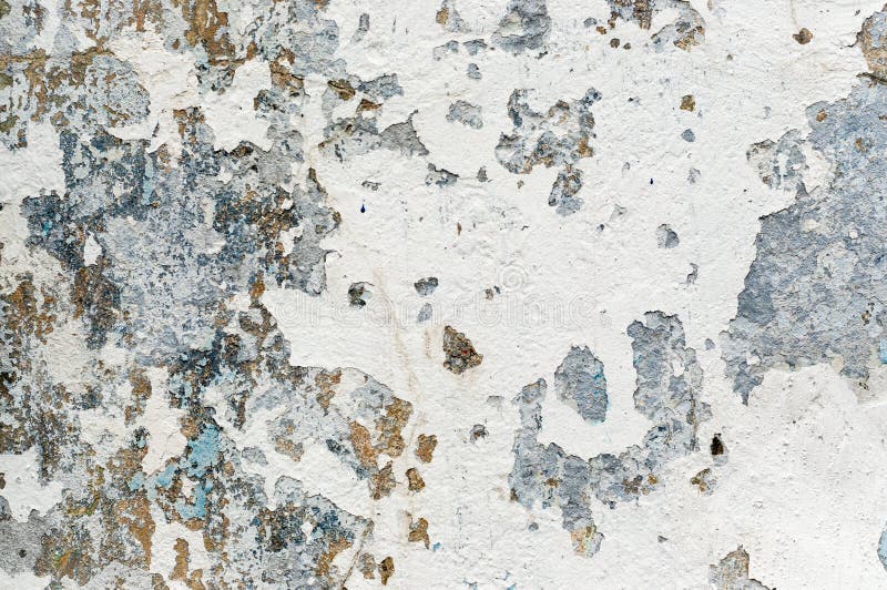 White Old Paint with Rust Spots Stock Image - Image of rust, grunge ...