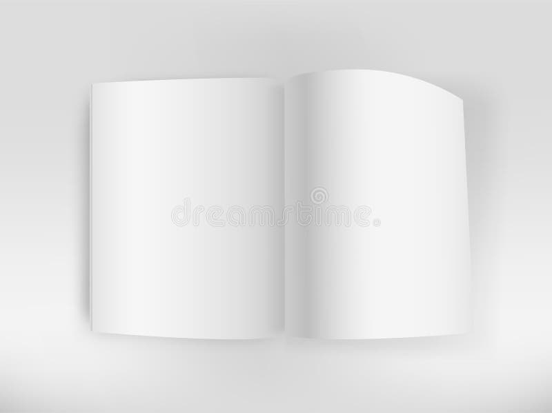 Open book page template stock vector. Illustration of template - 109136724