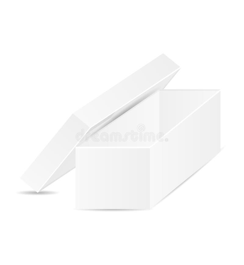 Small open box, sketch stock illustration. Illustration of pack - 144840597