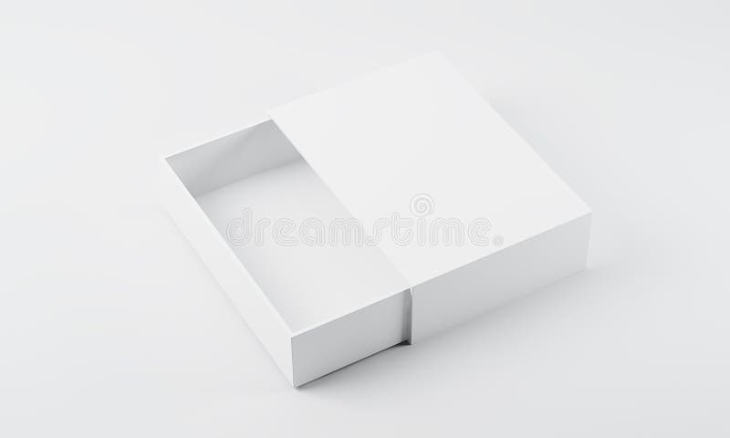 White open carton box stock illustration. Illustration of delivery ...