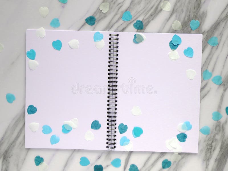 White Open Note Book on White Background Stock Image - Image of ...