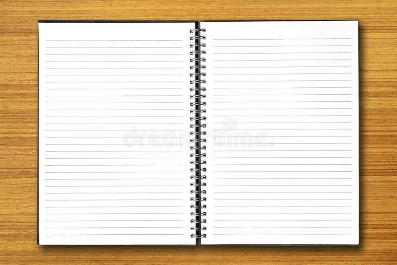 Open Notebook stock image. Image of message, space, list - 1682821