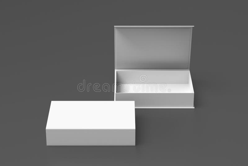 White Rectangle Box Front View Stock Illustrations – 533 White ...