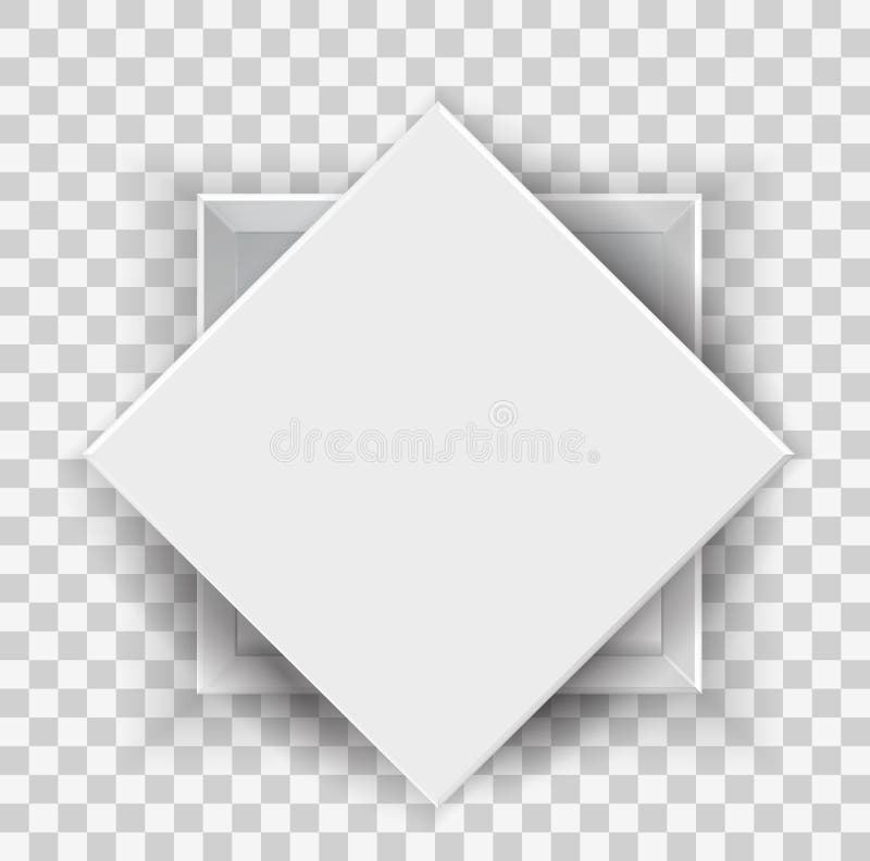White Cube Box Top Cover Stock Illustrations – 322 White Cube Box Top ...