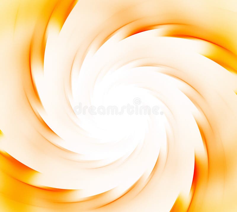 White and Orange Abstract Background. Spiral Rays of Sunflare. S Stock ...