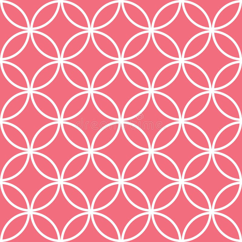 White Overlapping Circles on Black Backdrop, Abstract Background Stock ...