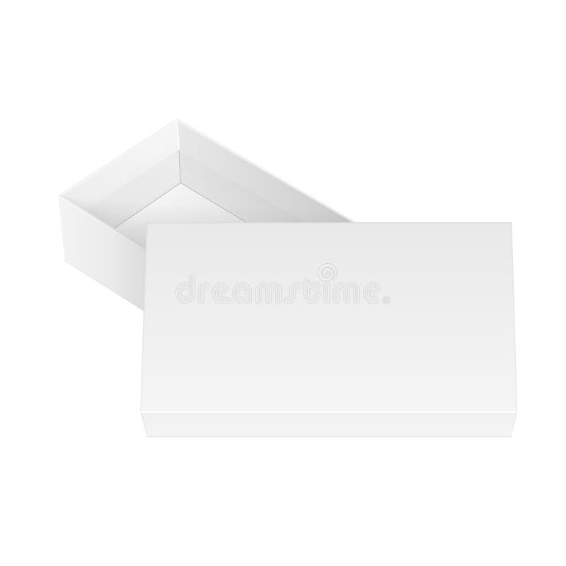 White Package Box Opened. for Electronic Device Stock Vector ...