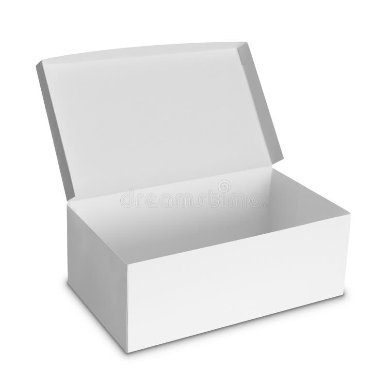 White Package Box for French Fries Food Products Stock Image - Image of ...