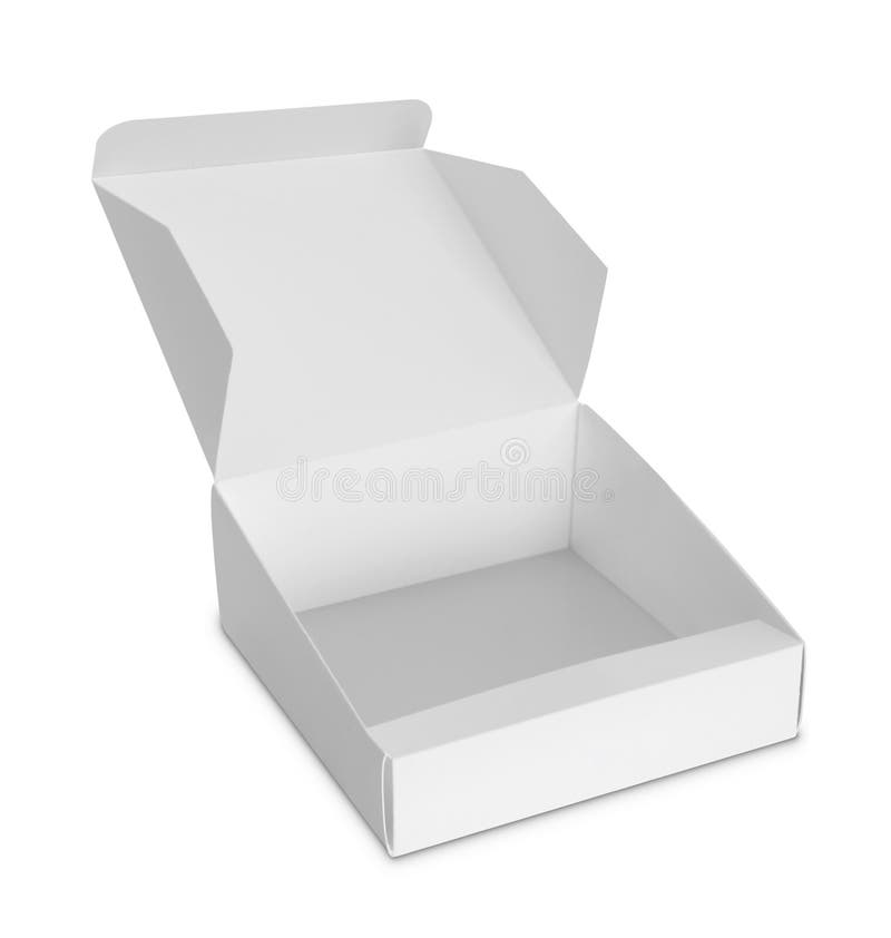White Package Box for Products Stock Image - Image of container, carton ...