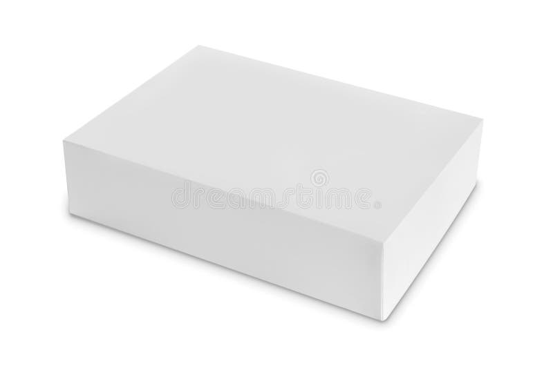 White Package Box for Products Stock Image - Image of advertising ...