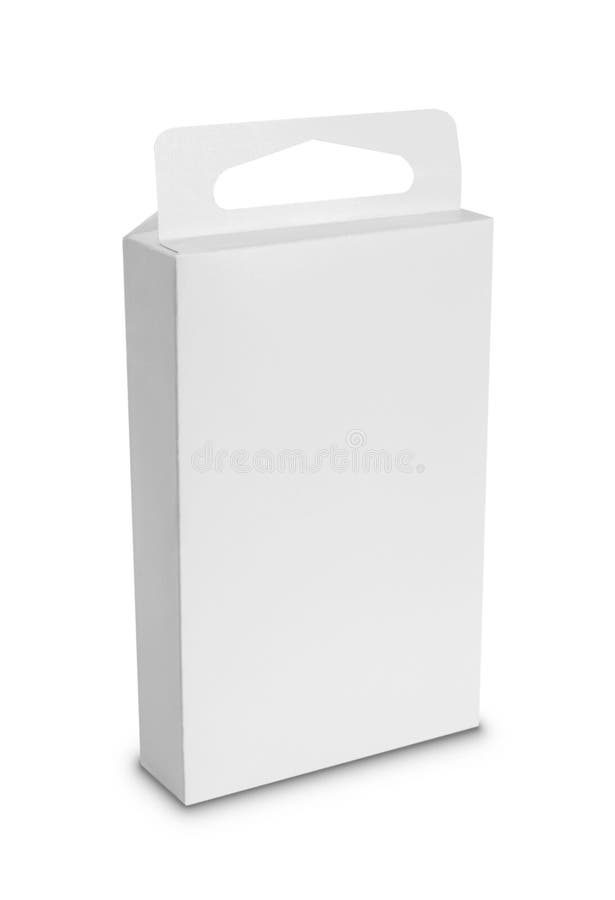 White Package Box for Products Stock Photo - Image of advertisement ...
